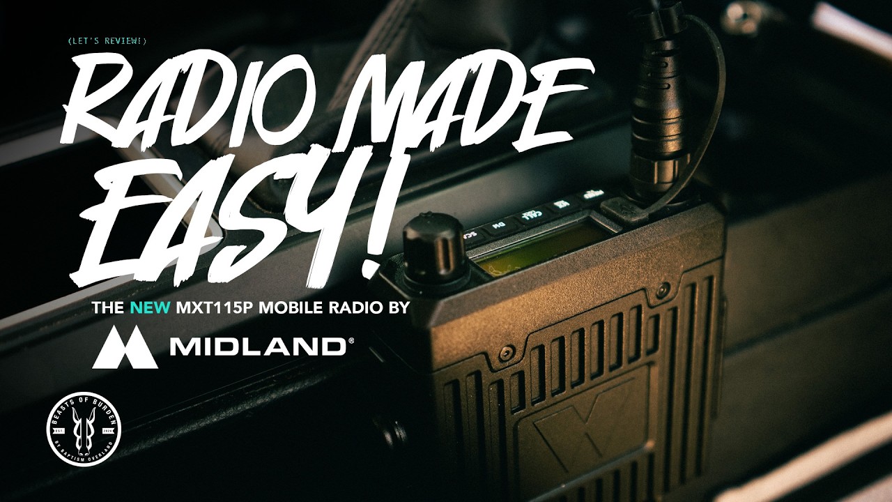 Need A Simple Mobile Radio? Consider the NEW Midland MXT115P!