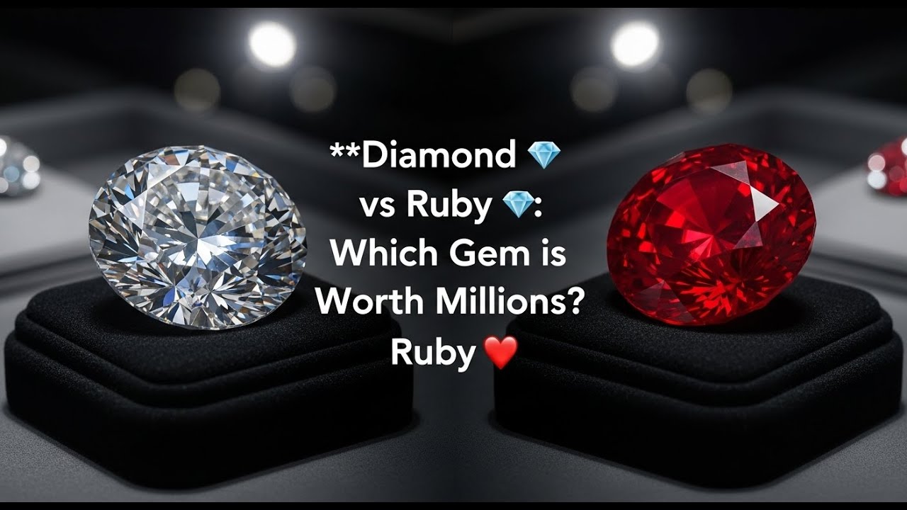 Diamond 💎 vs Ruby ❤️: Which Gem is Worth Millions?