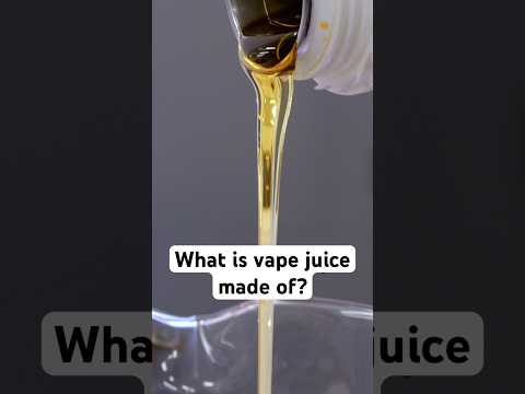 What is vape juice made of?