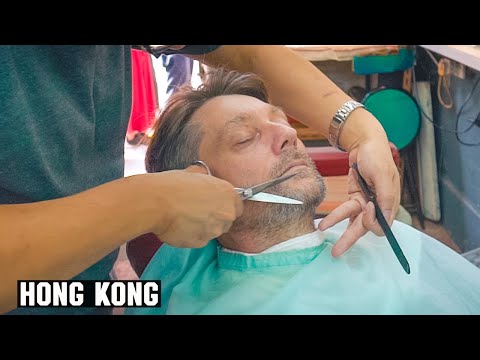π 2nd Generation Barber Works In Authentic 1960s Hong Kong Alleyway Barbershop | Oi Kwan Barbers