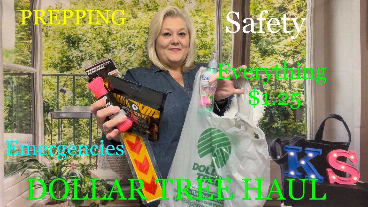 DOLLAR TREE HAUL || PREPPING/ SAFETY & MORE!