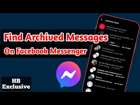 How To Find Archived Messages On Facebook Messenger