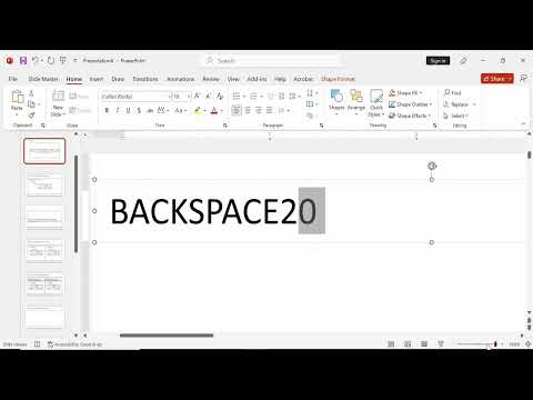 How to write superscript in PowerPoint header