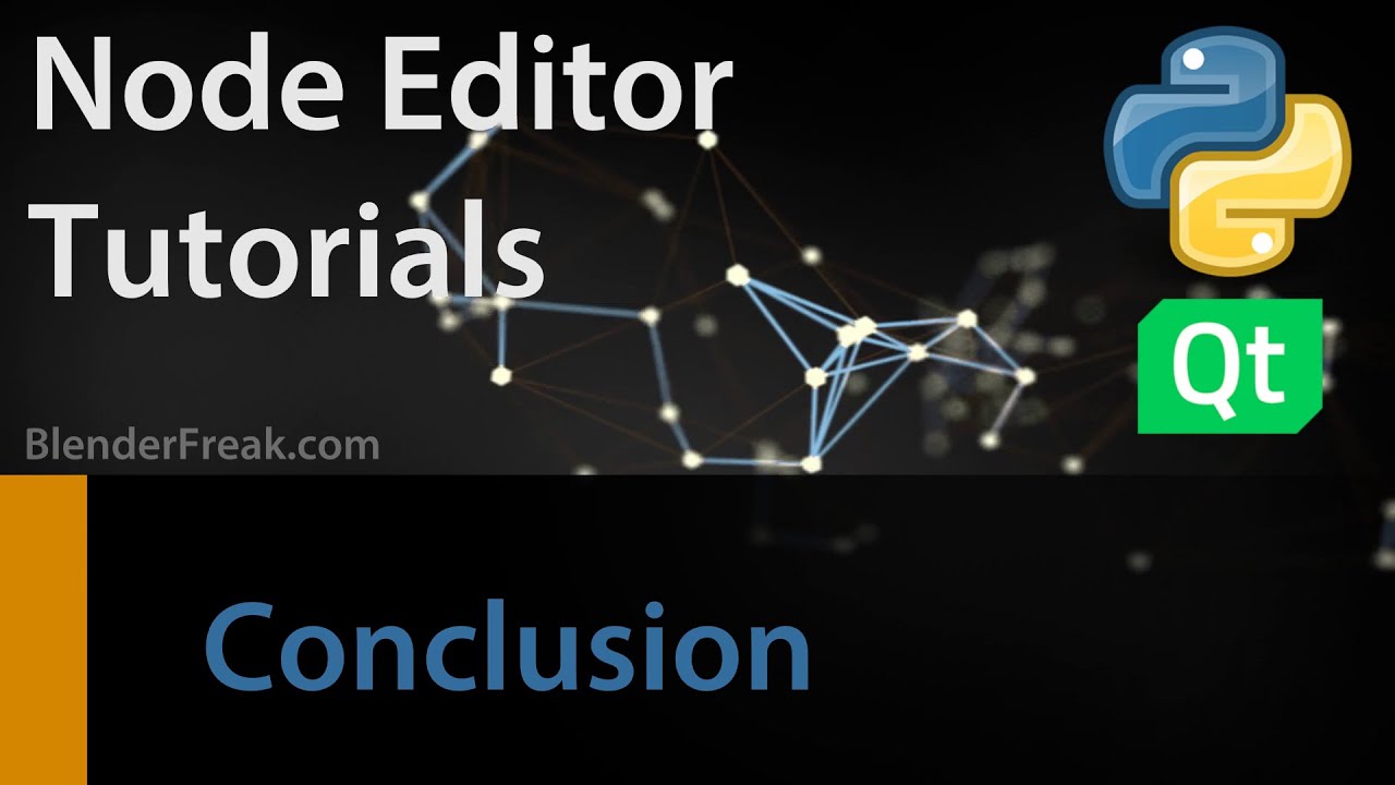 Node Editor Tutorials: Conclusion