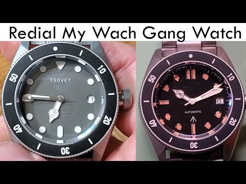 I put a new dial on my Watch Gang Platinum Watch!