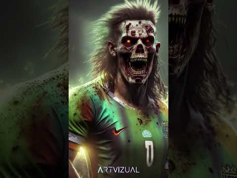 AI turn zombies into Soccer Player Art⚽
