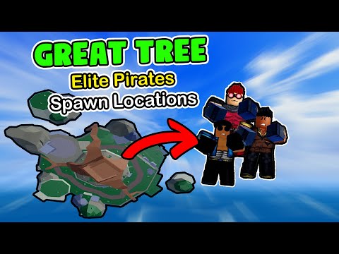 Great Tree Elite Pirates/Elite Bosses "Deandre,Diablo and Urban" Spawn Locations - Blox Fruits