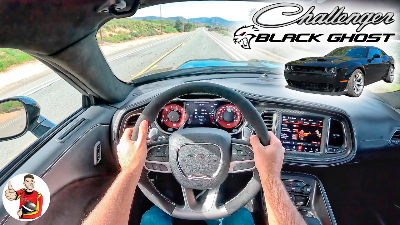 The Dodge Challenger Hellcat Black Ghost is 807 HP of Closure (POV Drive Review)