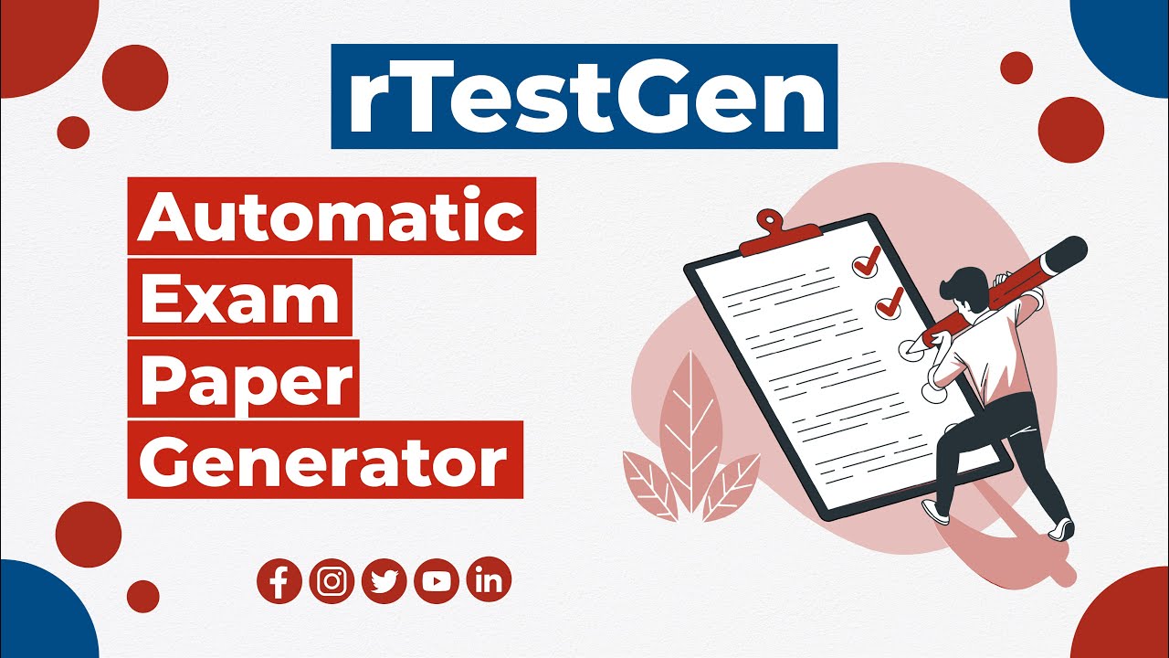 rTestGen | Create and Manage Assessments | Test Generation