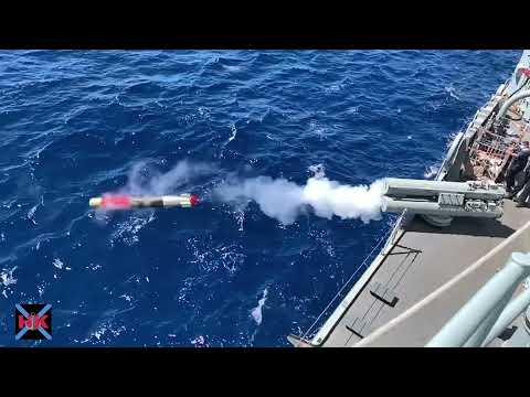 Mk-46 torpedo launch