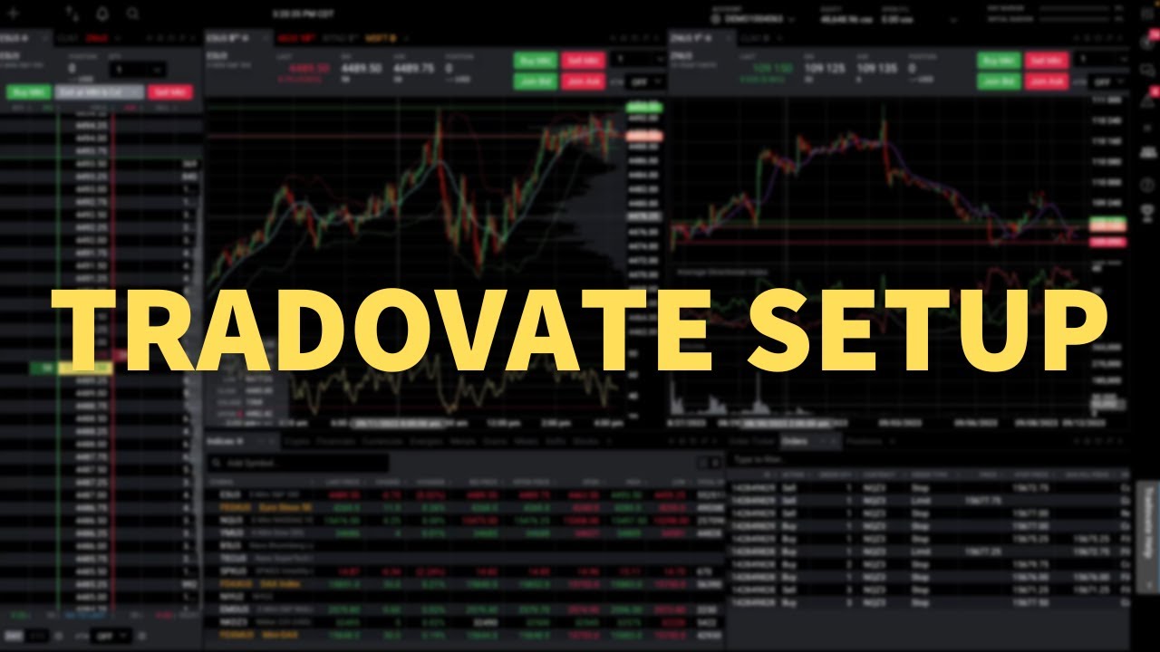 Futures Platform Setup | Tradovate Tutorial Series