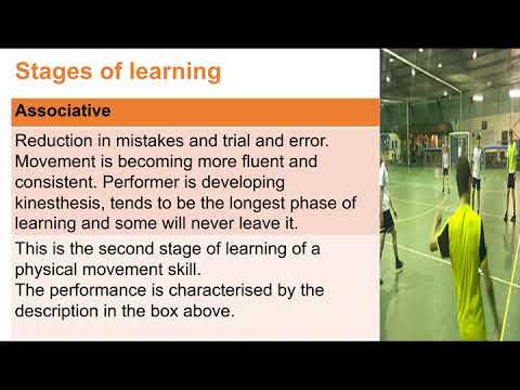 OCR A Level PE - Stages of Learning