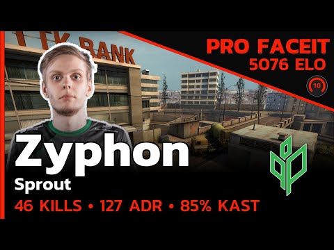 Zyphon Sprout with 46 kills!🔥 (OVERPASS) FACEIT LVL 10 / CSGO POV / Jul 11, 2023
