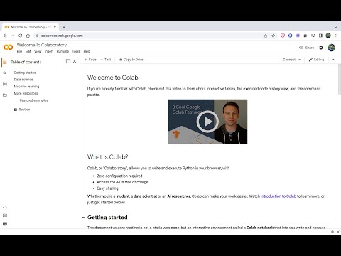 Google Colab Scratchpad | Quick Overview