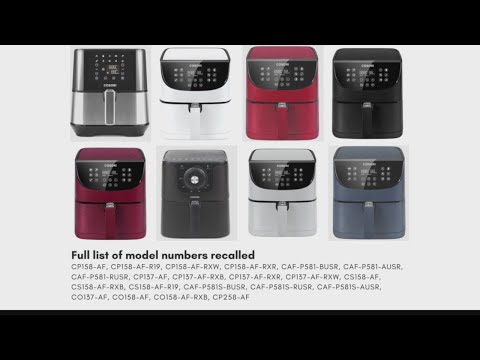Two million air fryers recalled due to fire and burn hazards