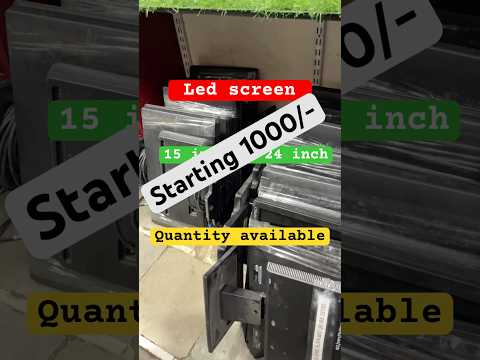 LED MONITORS ONLY RS 1000 FOR CCTV CAMERA & DESKTOP PC