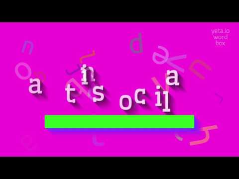 HOW TO PRONOUNCE ANTISOCIAL?
