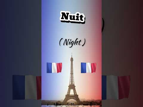 How to Pronounce Nuit in French #learnfrench #frenchforbeginner #frenchlessons #frenchlanguage