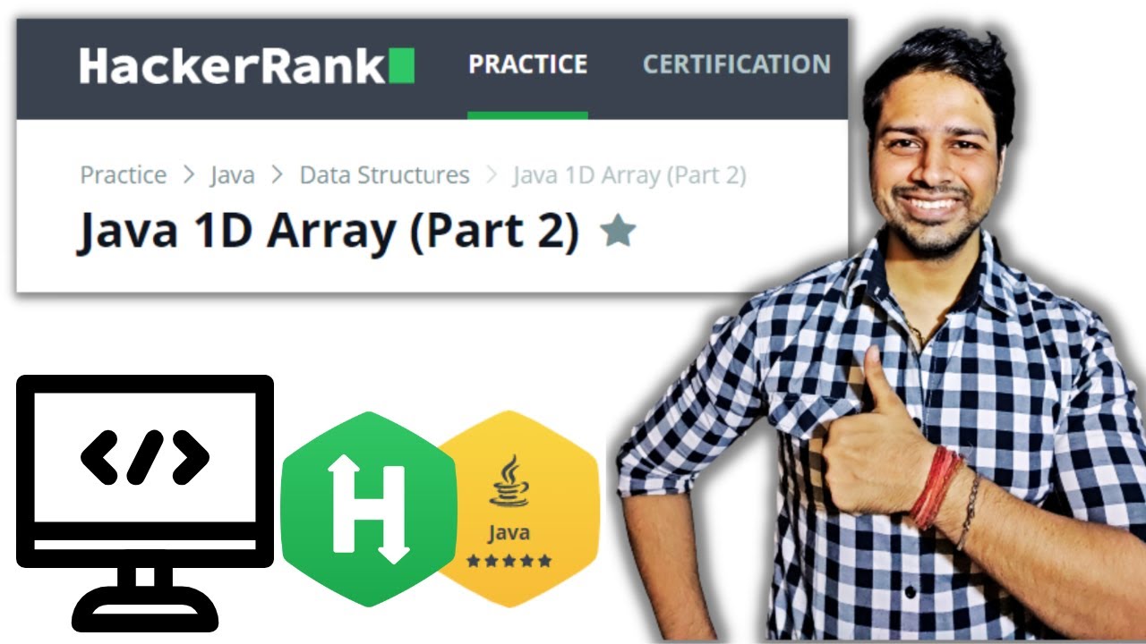 HackerRank | Java | 1D Array Part - 2 | Certification | Gold Badge