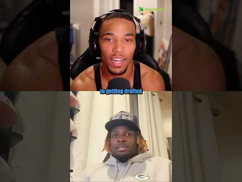 Jayden Reed’s reaction to getting drafted to the Green Bay Packers 🏈