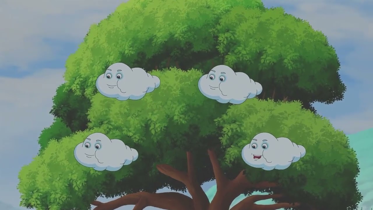 The Red Flower | Rhymes & Stories | School Education #cartoon