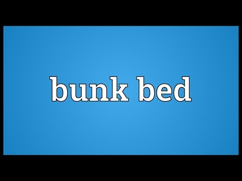 Bunk bed Meaning