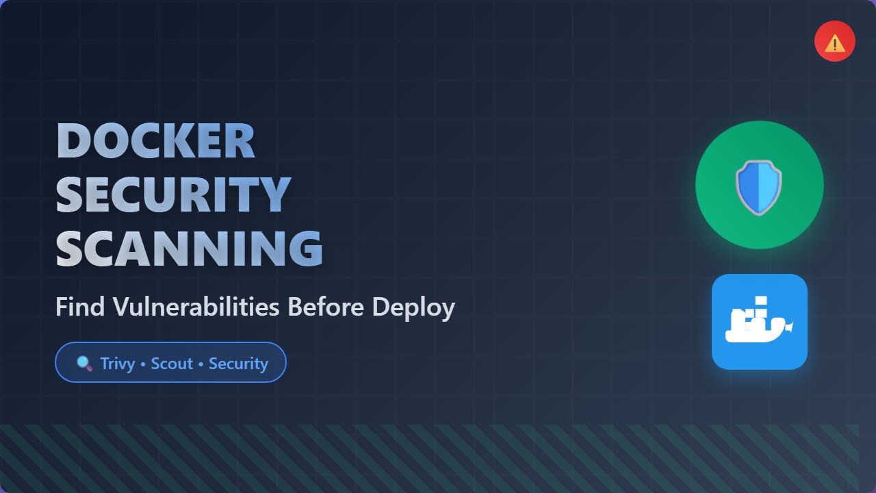 🛡️ Docker Image Security Scanning: Find Vulnerabilities FAST!