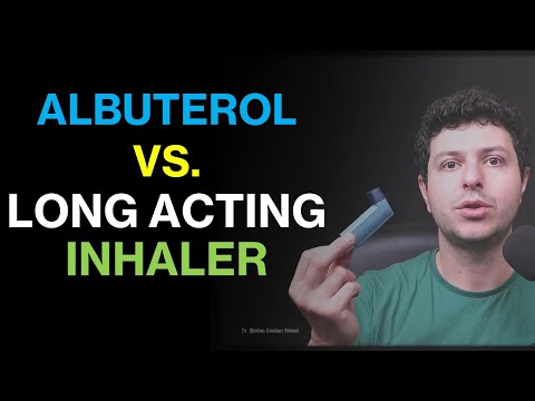 What is the difference between albuterol and long acting inhalers?