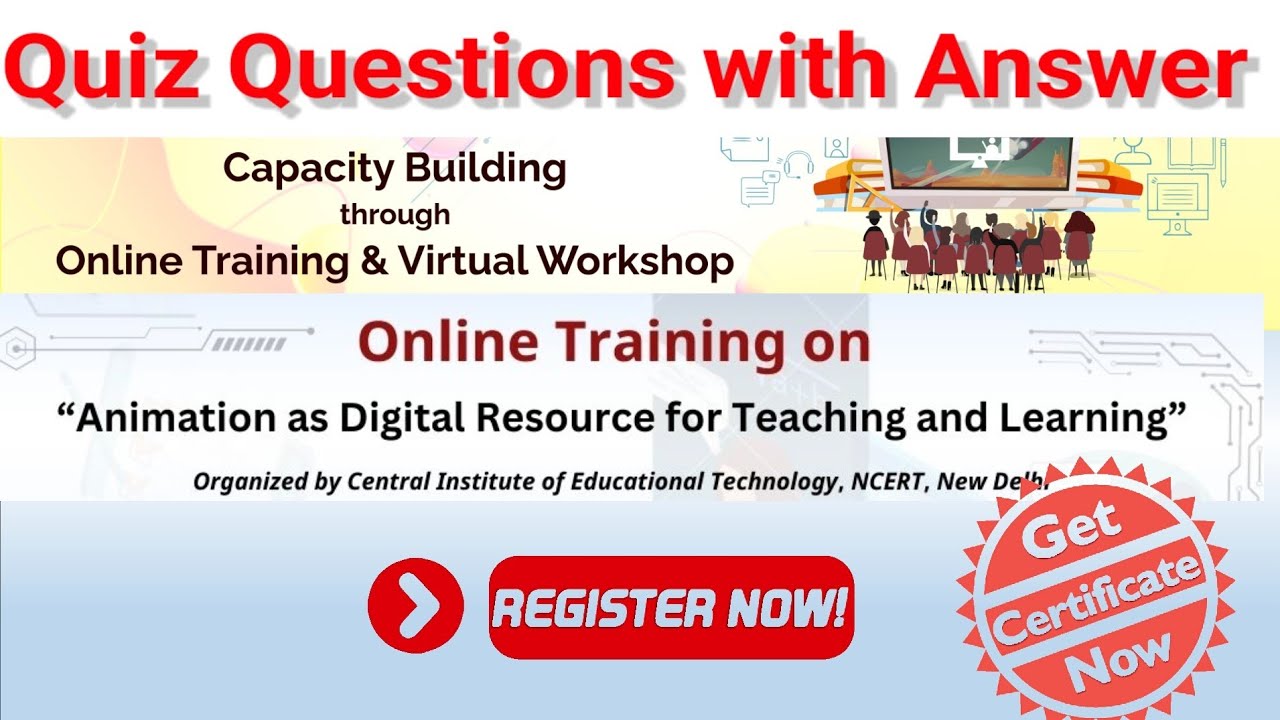 Mastering Animation as a Digital Resource for Education: Quiz Answers ...