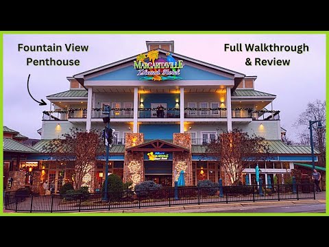 Margaritaville Island Hotel Penthouse Room Tour | Pigeon Forge, Tennessee