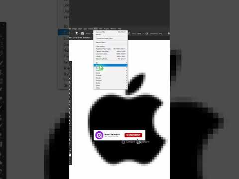How fix pixelated single color icon and logos in Photoshop Short trick