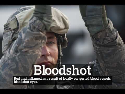How Does Bloodshot Look? | How to Say Bloodshot in English? | What is Bloodshot?
