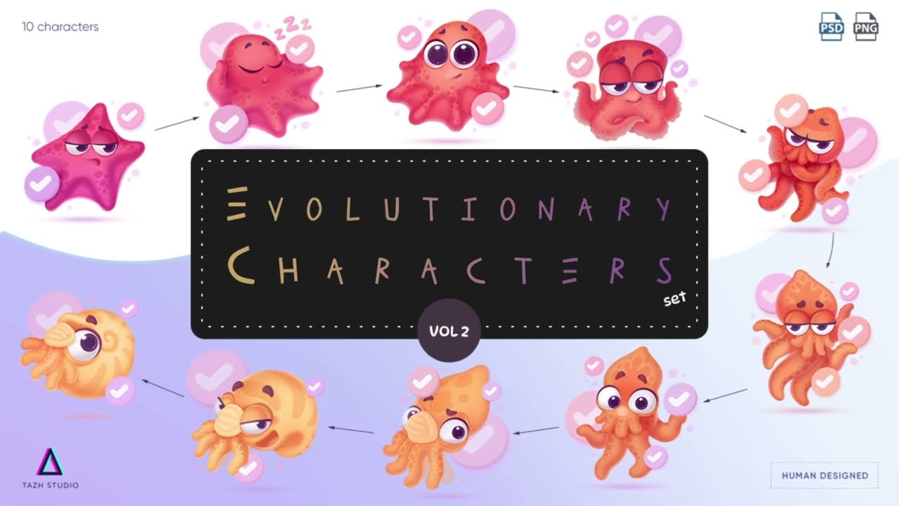 Evolutionary Characters Set Vol.2