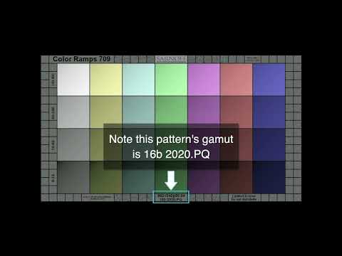Color Ramps (709 limited) – Color space and monitor test pattern suite