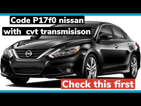 p17f0 -p0746 any nissan with cvt transmission check this first