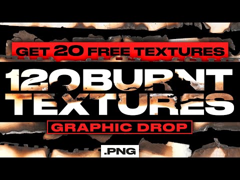 Burnt Paper Textures Pack - Free Download - 120 .png in High-Quality