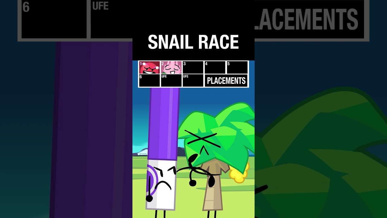 Snail Race: #BFDI MINI REDUX 5