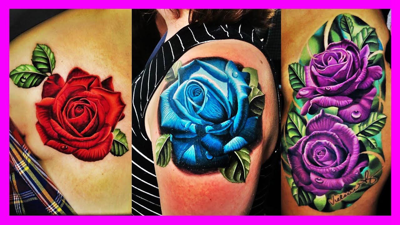50 Beautiful Rose Tattoos | 🌹Beautiful Rose Tattoo Designs | Rose Tattoo Time Lapse (Artist: Jose G)