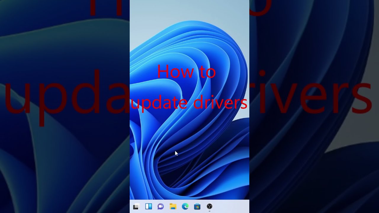 How to Update Drivers #shortsTech