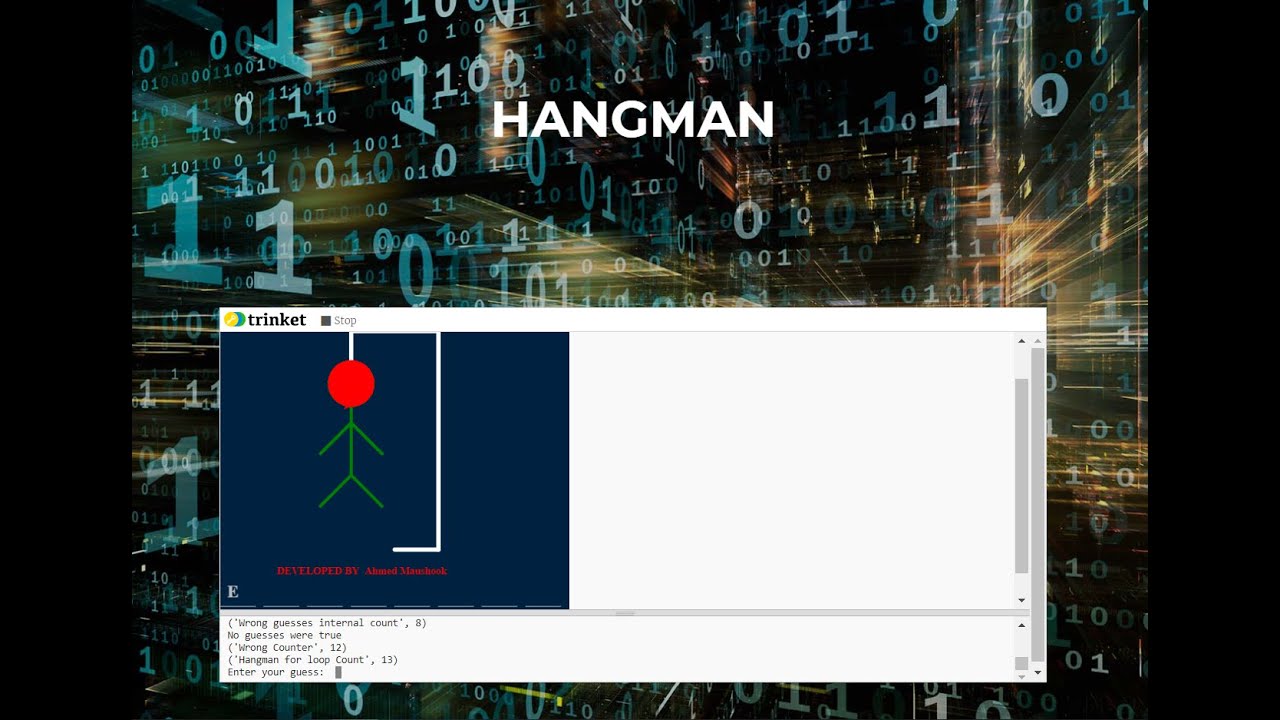 Let’s play HANGMAN with Python - Turtle Module