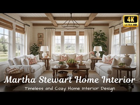 Elegant Martha Stewart Home Interior Design Ideas for a Timeless and Cozy Look