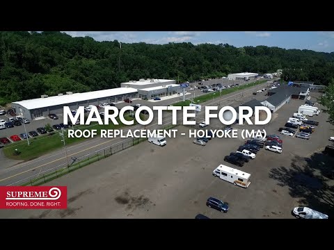 Roof Replacement Project: Holyoke MA Marcotte Ford