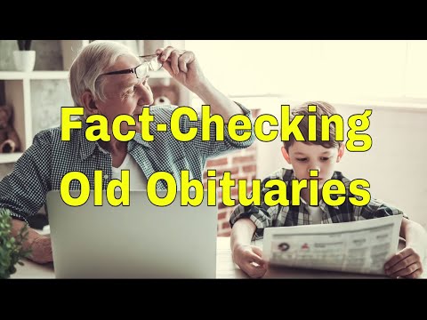 Finding and Fact-Checking Old Obituaries in Online Newspaper Archives | Ancestral Findings