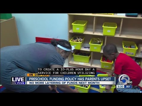 Childcare providers can no longer combine funds for preschool services