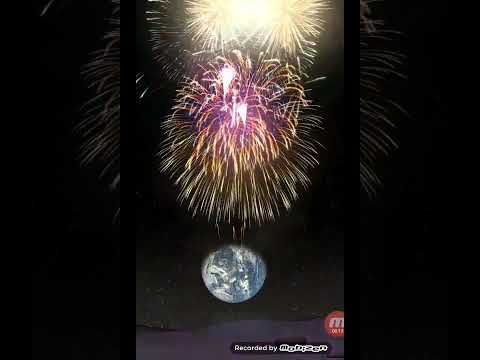 big firework on the moon #shorts #fireworks #firework #moon #big #beautiful
