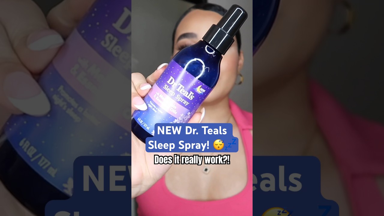 *NEW* DR. TEALS SLEEP SPRAY! DOES IT REALLY WORK?! #Shorts