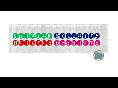 Solving Salinity-Related Problems (Ocean's Salinity)