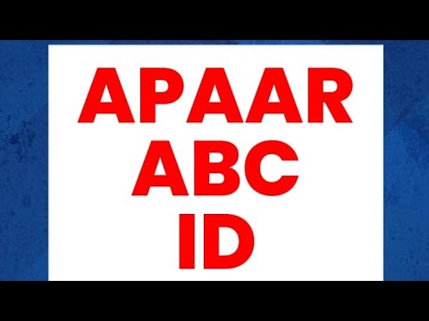 APAAR ABC ID #calicutuniversity#universityofcalicut#ABC#APAAR_ID#FYUGP