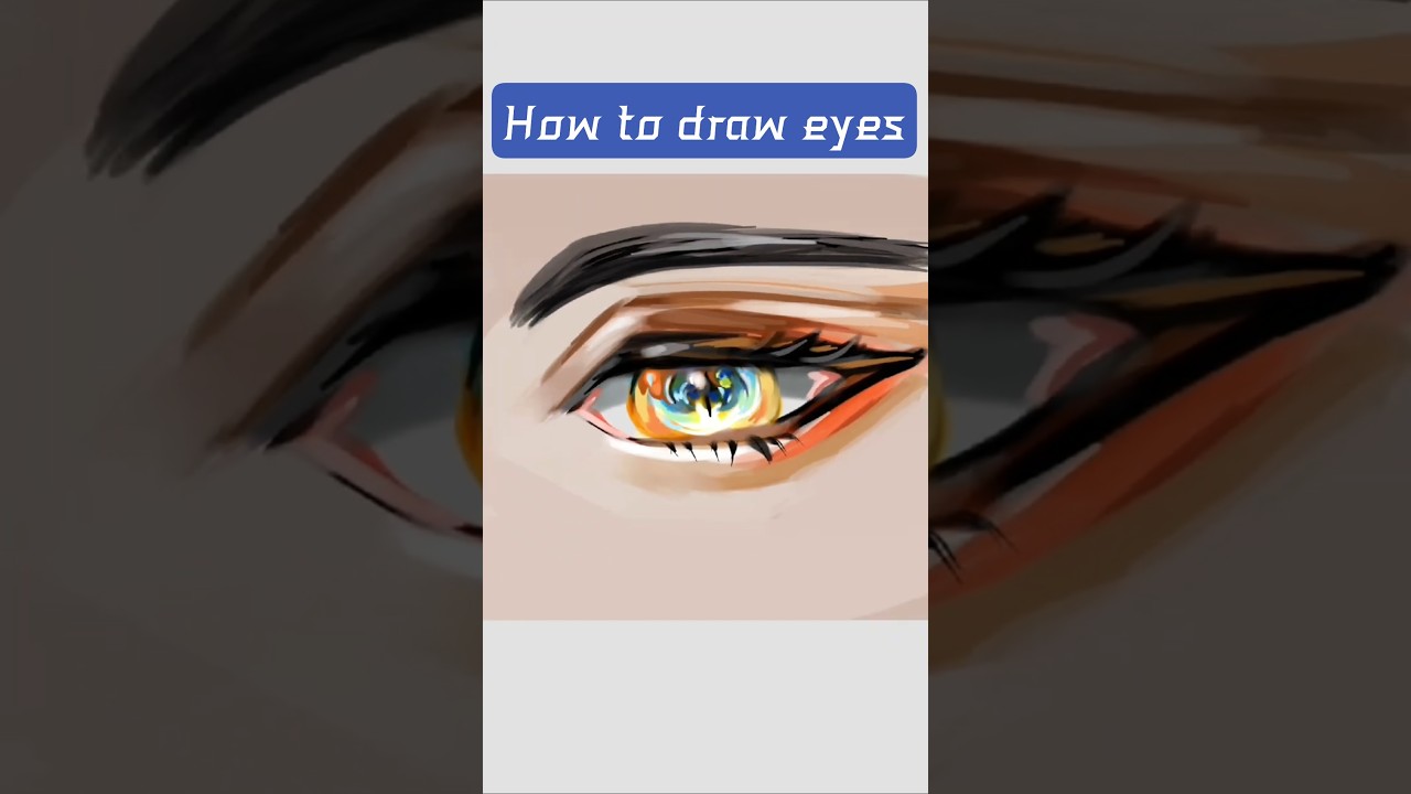 how to draw eyes #digitalart #artsyannie #speedpaint #ibispaintx #eyes
