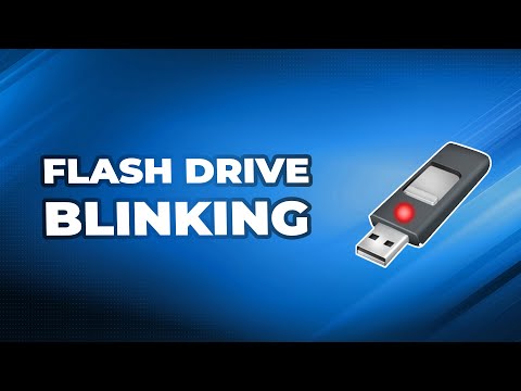 Why Is My Flash Drive Blinking Red?